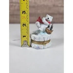Art | Franklin Mint Coca Cola Polar Bear Trinket Box 1999 Porcelain ...